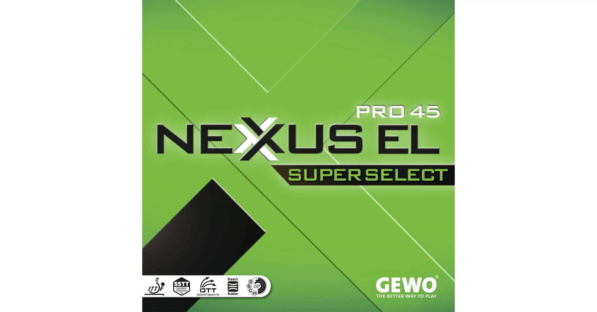 Gewo Nexxus SuperSelect EL Pro 45 asztalitenisz-borítás